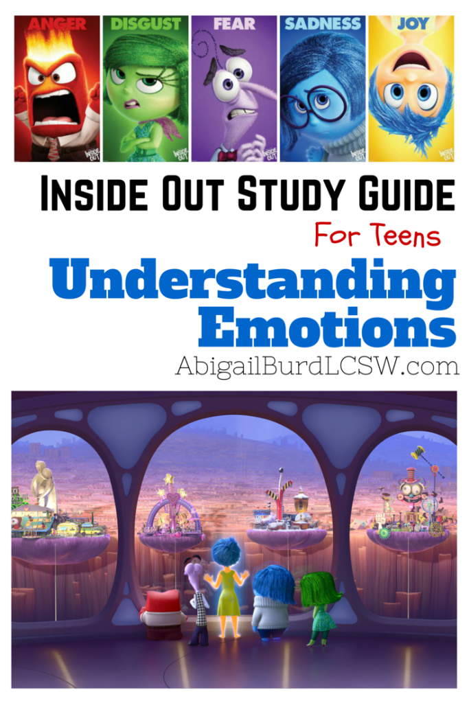 An "Inside Out" (Disney/Pixar) Study Guide: Understanding Emotions ...